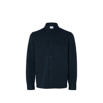 Selected Sur-chemise en coton m&eacute;lang&eacute;