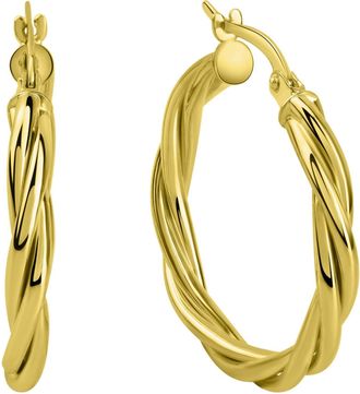 Fascination by Ellen K Creolen 585/- Gelbgold gedreht