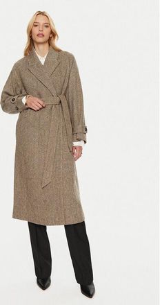 Tommy Hilfiger Wollmantel WW0WW43159 Beige Regular Fit