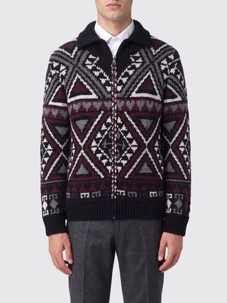 Roberto Collina Cardigan zipp&eacute; en laine et cachemire &agrave; motif jacquard