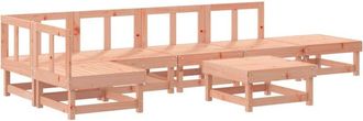 vidaXL Vidaxl - Salon de jardin 7 pcs bois massif douglas
