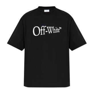 Off-white Logo T-Shirt - - Tops - Herren - Schwarzk - XS