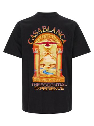 Casablanca Hermons Mirage Arch Graphic T-Shirt - Black