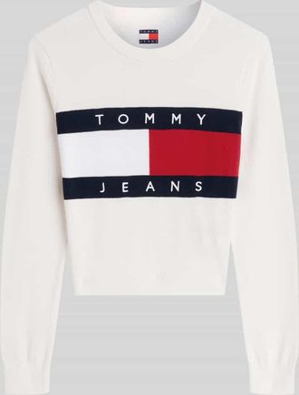 Tommy Jeans Regular Fit Pullover aus reiner Baumwolle