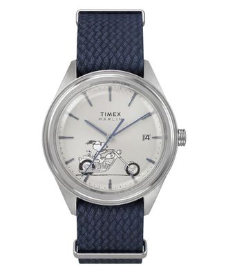 Timex Peanuts Marlin Jet Easy Rider Blau Herren Armbanduhr TW2Y81000