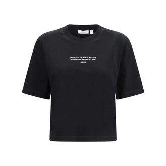 Off-white Femme, Tops, Noir, Taille: 40 FR T-shirt ample