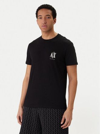 A|X Armani Exchange T-Shirt XM000365 AF12308 UC001 Schwarz Regular Fit