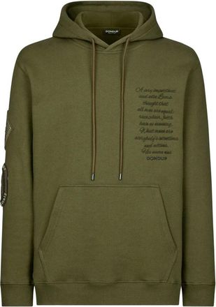 Dondup Homme, Sweatshirts et sweats &agrave; capuche, Vert, Taille: L SweaT-shirt &agrave; Capuche Coupe Standard