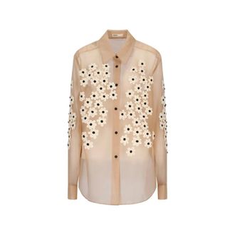 Khaite Damen, Blusen & Hemden, Beige, MGr&ouml;&szlig;e