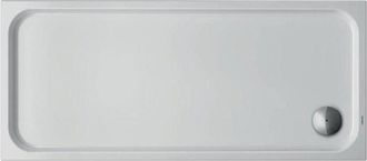 Duravit D-Code - Duschwanne 160x70 cm, Antislip, alpinwei&szlig; 720163000000001 - Duravit
