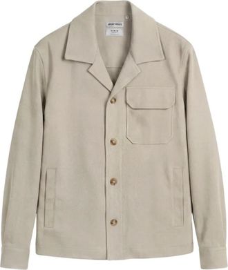 Antony Morato Homme, Vestes, Beige, Taille: S Dublin Regular Fit Shirt