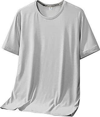 Generic T-shirts de sport pour hommes, coupe musculaire, décontracté, manches courtes, col rond, séchage rapide, respirant, athlétique, entraînement, course à