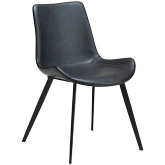 ebuy24 Hype Dan-Form Esszimmerstuhl PU-Kunstleder schwarz