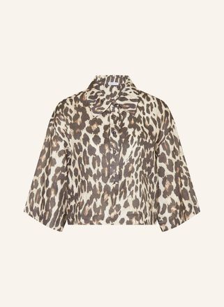 Mrs & Hugs Mrs & Hugs Hemdbluse Aus Leinen braun