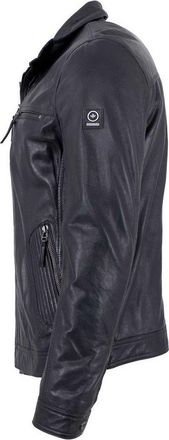 Redpoint Lederjacke Brice Redpoint - Herren Lederjacke Neuseel&auml;ndisches Lammnappa navy/anthra