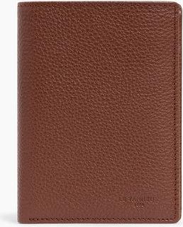 Le Tanneur Mittelgro&szlig;e Klappgeldb&ouml;rse aus genarbtem Leder mit Rei&szlig;verschluss