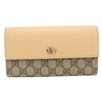 Gucci Pre-owned Long wallet (bi-fold) - - Pre-owned - Damen - Beige - ONE SIZE