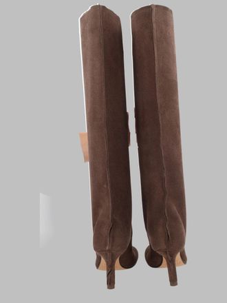 Maison Margiela Womens Leather Anatomic Boots Brown