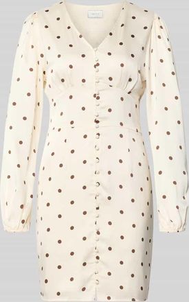 Neo Noir Slim Fit Minikleid mit durchg&auml;ngiger Knopfleiste Modell Mabel