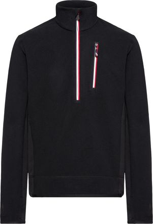 Moncler Moncler Half-zip Polo Neck, Men, Black, Size: Xxl
