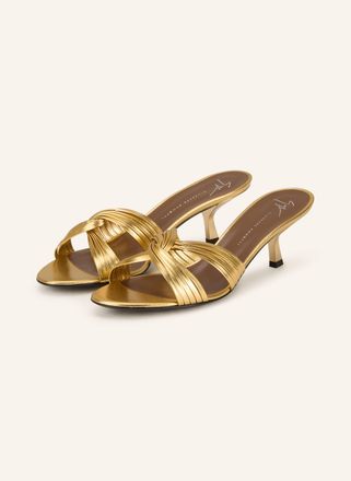 Giuseppe Zanotti Giuseppe Zanotti Design Mules gold