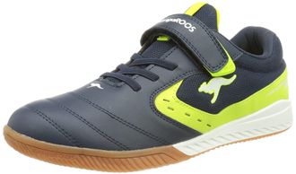 Kangaroos Unisex K5-Court EV Sneaker, dk Navy/Lime, 38 EU