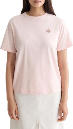 Scotch & Soda Regular Fit T-Shirt mit Brust-Artwork, Barely There U634, XL