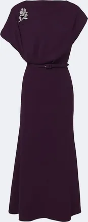 Roland Mouret Robe de cocktail en cady &agrave; ornements