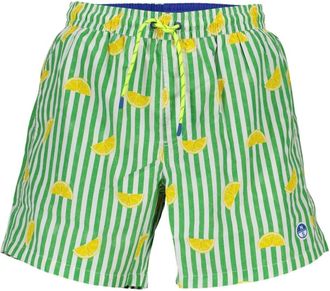 North Sails Homme, Maillots de bain, Vert, Taille: M Boxer Homme Vert Fantaisie Mer