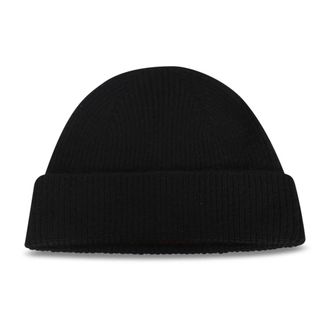Ermenegildo Zegna Schwarzer Wollbeanie. - - Accessories - Herren - Schwarzk - ONE SIZE