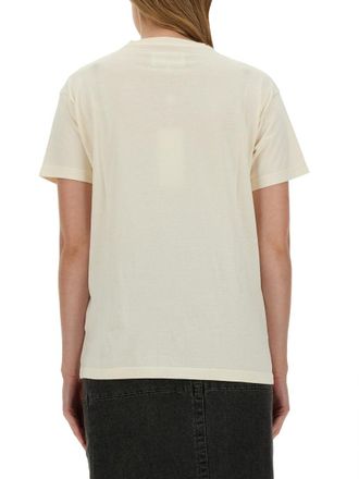 Maison Margiela Jersey Cotton T-Shirt - Powder