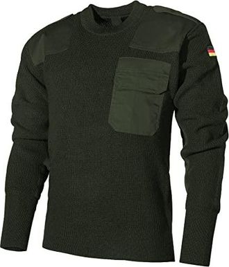 MFH BW Pullover OD Green Taille L (tag Taille 54)