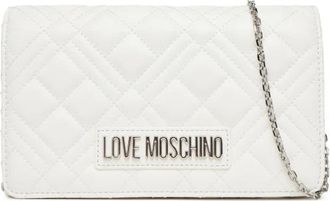 Love Moschino Femme, Sacs, Blanc, Taille: ONE Size Pochette Matelass&eacute;e