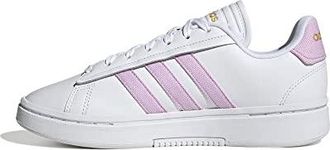 adidas Grand Court Alpha, Baskets pour Femme, FTWR White FTWR White Gold Met, 40 EU