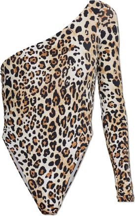 Dsquared2 Femme, Maillots de bain, Brun, Taille: 42 FR Maillot de bain une pi&egrave;ce &agrave; imprim&eacute; animal