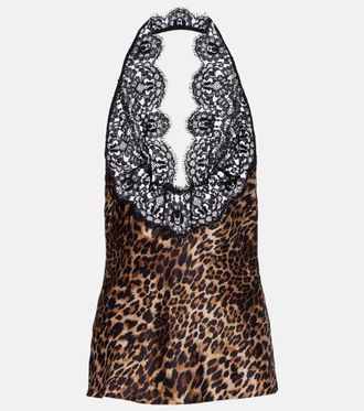 Nili Lotan Top Teo aus Seidensatin