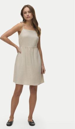 Vero Moda Sommerkleid Mymilo 10340527 Beige Regular Fit