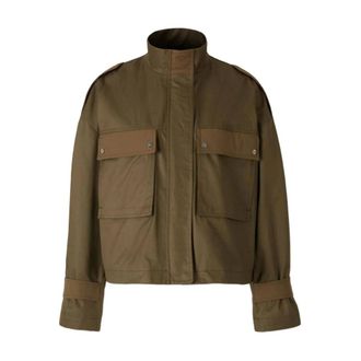 Herno Femme, Vestes, Vert, Taille: 40 FR Veste en Delon et Keystone