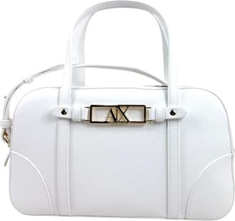 A|X Armani Exchange Femme, Sacs, Blanc, Taille: ONE Size Polly Bauletto L