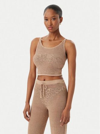 Guess Top E6GR00 Z5371 Beige Regular Fit