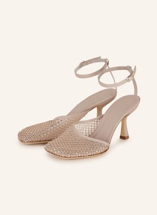 CHRISTOPHER ESBER Christopher Esber Slingpumps Minette Mit Schmucksteinen beige