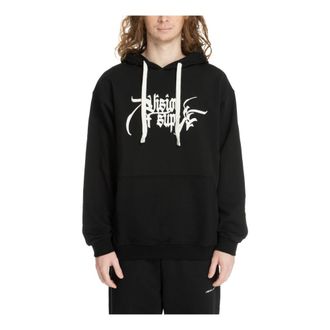 Vision Of Super Engel Statue Gemusterte Hoodie - - Sweatshirts & Hoodies - Herren - Schwarzk - M