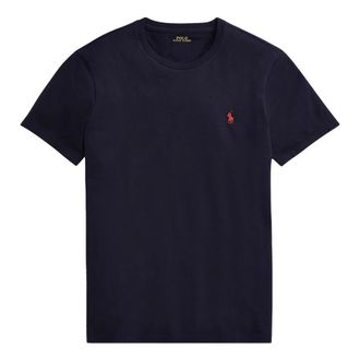 Polo Ralph Lauren Homme, Tops, Bleu, Taille: XL T-Shirt Coupe Personnalis&eacute;e