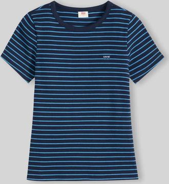 Levi's Slim Fit T-Shirt aus Baumwoll-Mix mit Logo-Stitching
