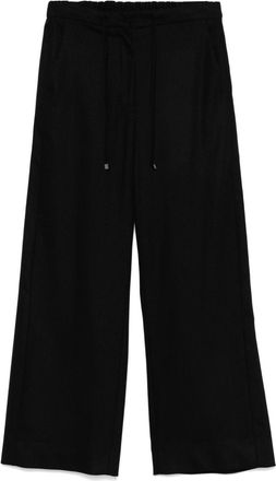 Max Mara Klassische Cropped-Hose - Schwarz