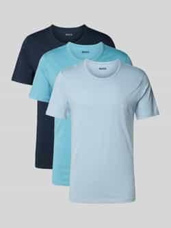 HUGO BOSS Regular Fit T-Shirt aus reiner Baumwolle im 3er Pack