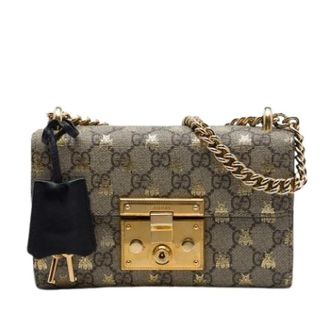 Gucci Pre-owned Padlock Crossbody - - Pre-owned - Damen - Beige - ONE SIZE