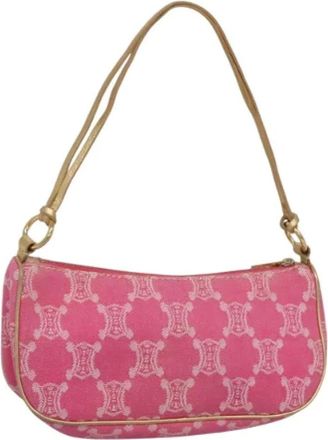 Celine Pre-owned Toile sacs-celine - Femme - Pre-owned - Rose - Taille: ONE Size