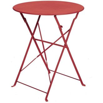 Ozalide Ozalide - Table de jardin pliante - 2 places - bordeaux - capri