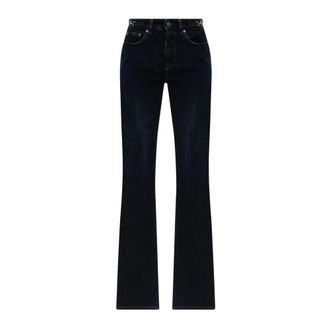 Golden Goose Jean en denim &agrave; cha&icirc;ne - Femme - Jeans - Bleu - Taille: W25